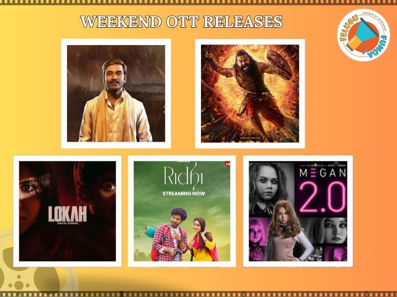 OTT Releases This Week: Kantara Chapter 1, Lokah, Idli Kottu and More ...